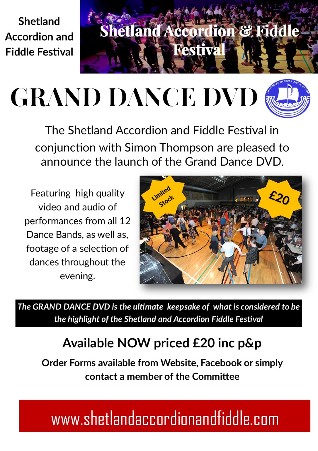 2024 Grand Dance DVD now available to order | Shetland Accordion and ...